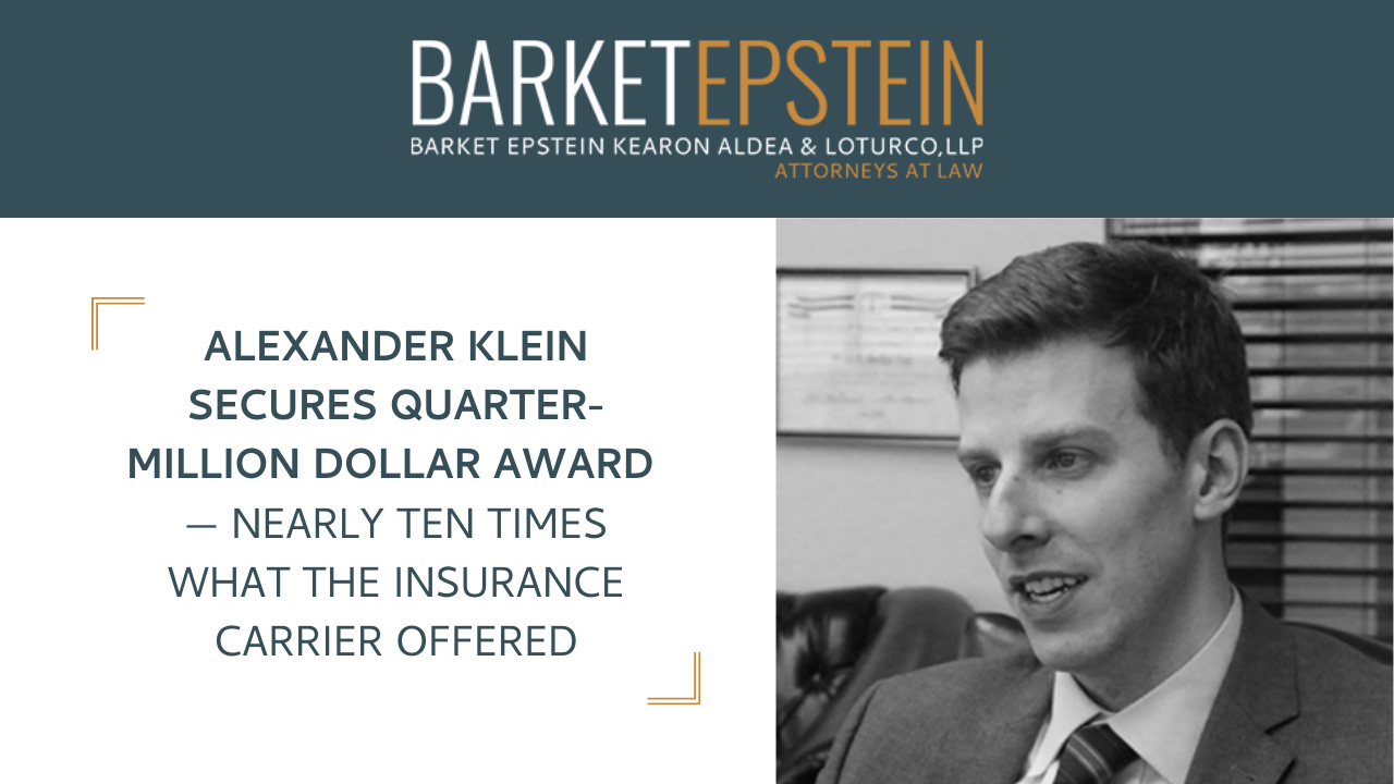 Alexander Klein Secures Quarter-Million Dollar Award—Nearly Ten Times ...